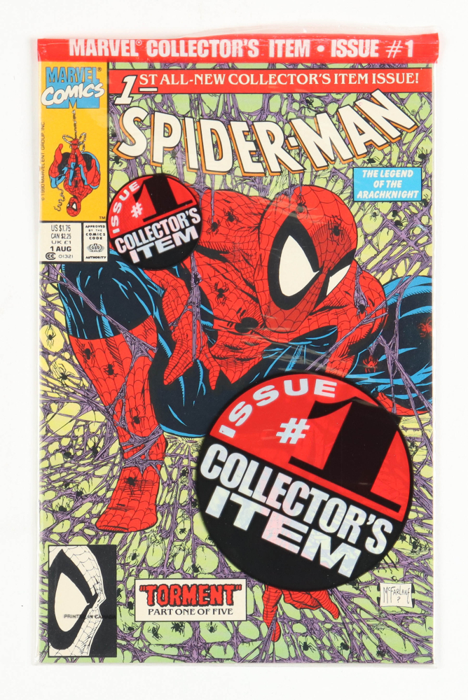 1990 "Spider-Man: Torment" Issue #1F Marvel Comic Book | Pristine Auction