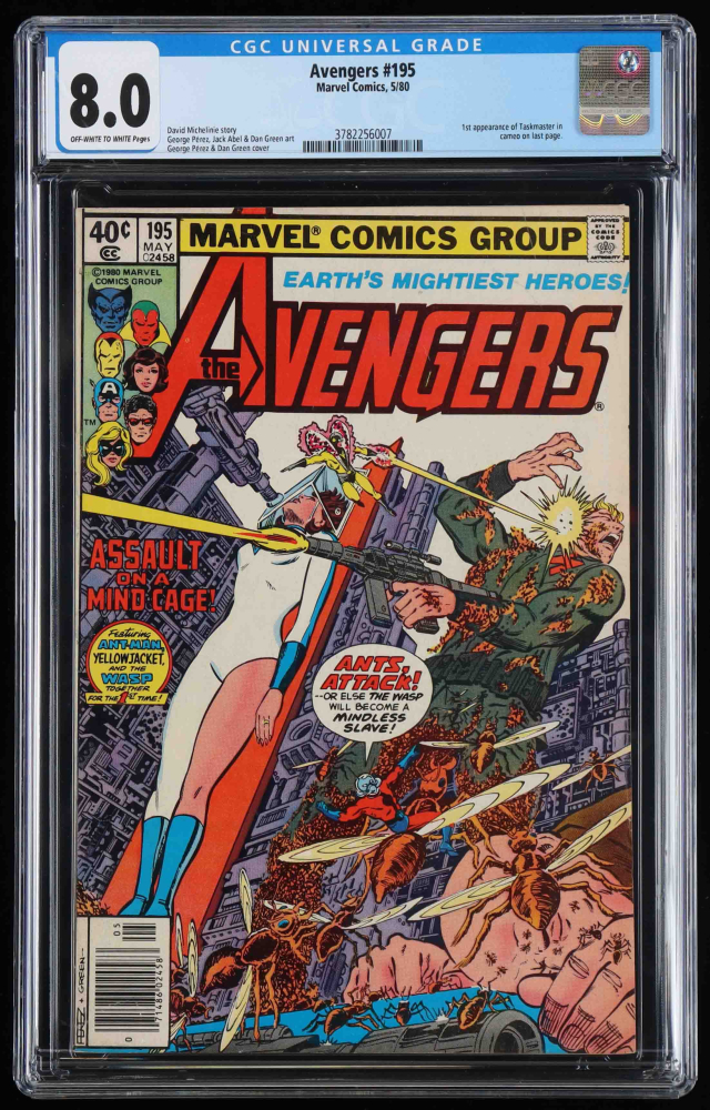 1980 "Avengers" Issue #195 Marvel Comic Book (CGC 8.0) | Pristine Auction