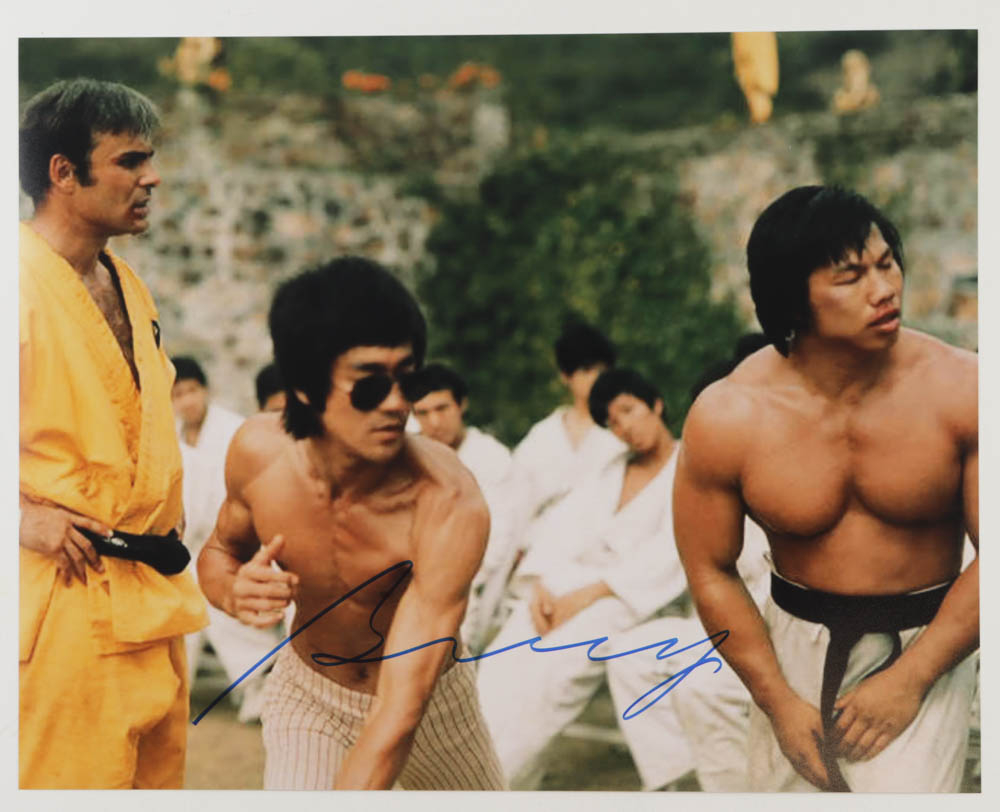 Bolo Yeung Signed "Enter the Dragon" 11x14 Photo (ACOA) | Pristine Auction
