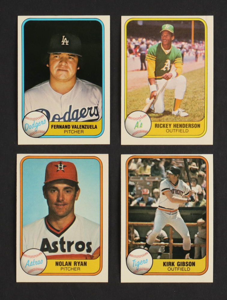 1981 Fleer Baseball Complete Set Of (660) Cards With Fernando 