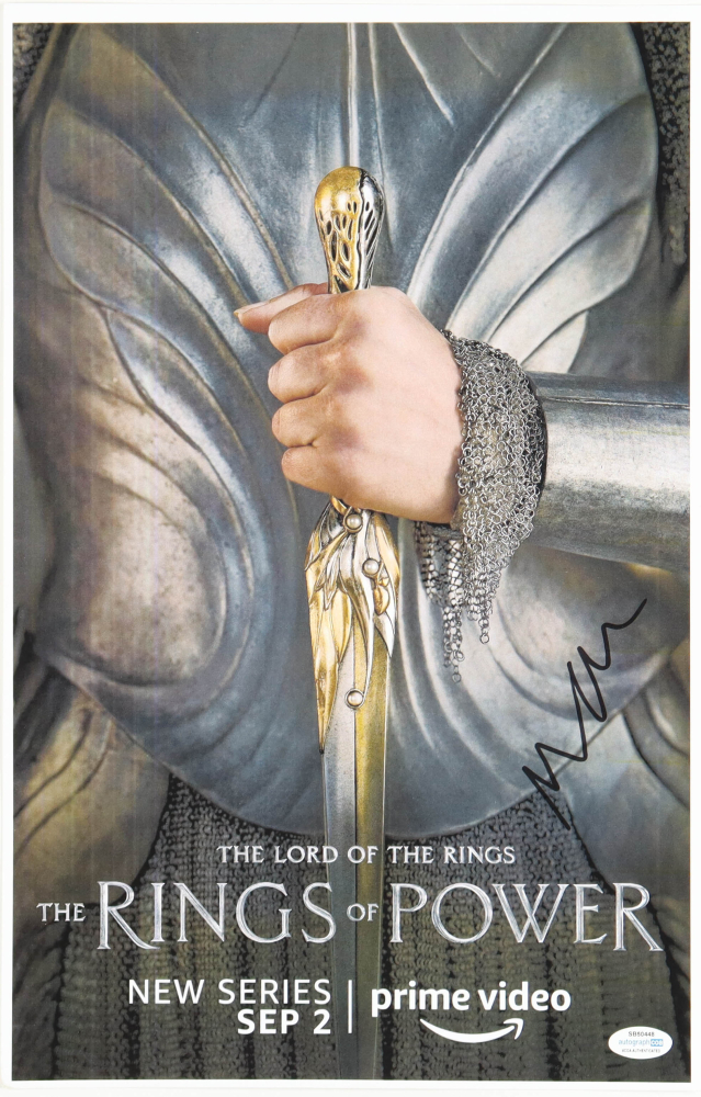 Morfydd Clark Signed "The Lord Of The Rings: The Rings Of Power" 11x17 ...