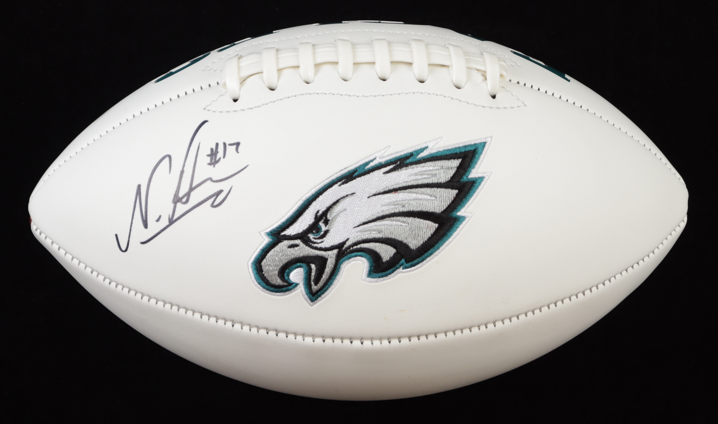 Nakobe Dean Signed Eagles Logo Football (JSA & Players Ink) | Pristine ...