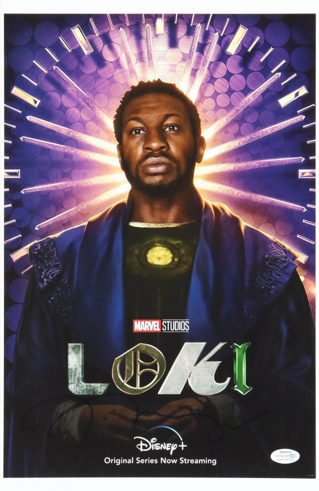 Jonathan Majors Signed "Loki" 11x17 Photo (AutographCOA) | Pristine Auction