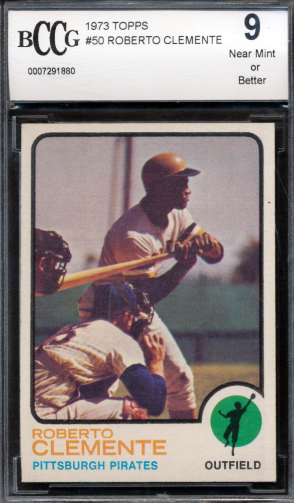 Roberto Clemente 1973 Topps #50 (BCCG 9) | Pristine Auction