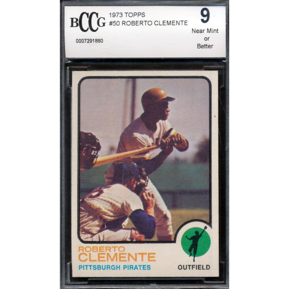 Roberto Clemente 1973 Topps #50 (BCCG 9) | Pristine Auction