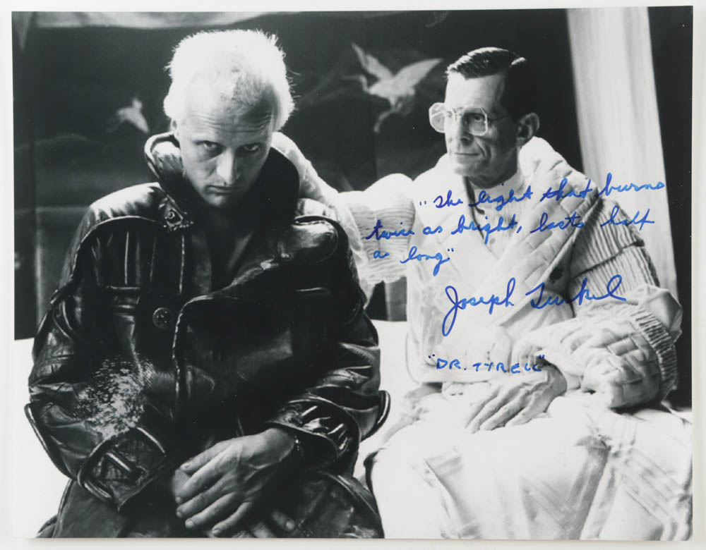 Joseph Turkel Signed "Blade Runner" 11x14 Photo With Extensive ...