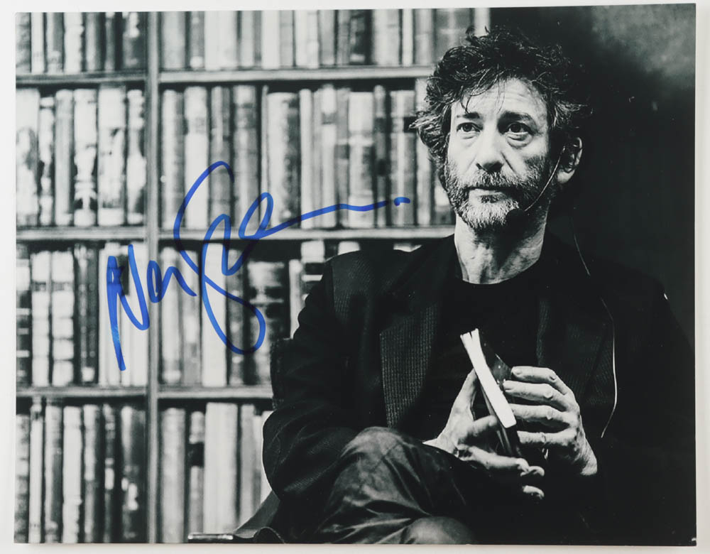 Neil Gaiman Signed 11x14 Photo (ACOA) | Pristine Auction