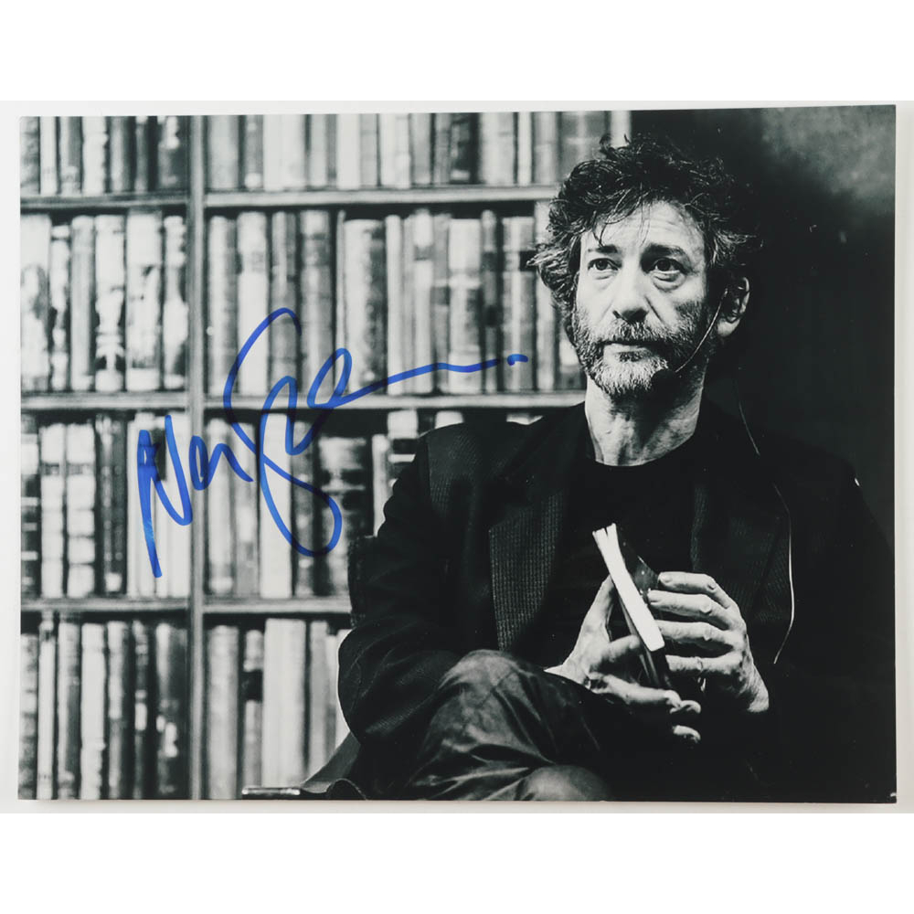 Neil Gaiman Signed 11x14 Photo (ACOA) | Pristine Auction