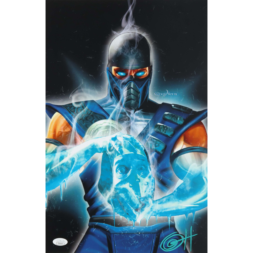 Greg Horn Signed "Mortal Kombat: Sub-Zero" 11x17 Lithograph (JSA ...
