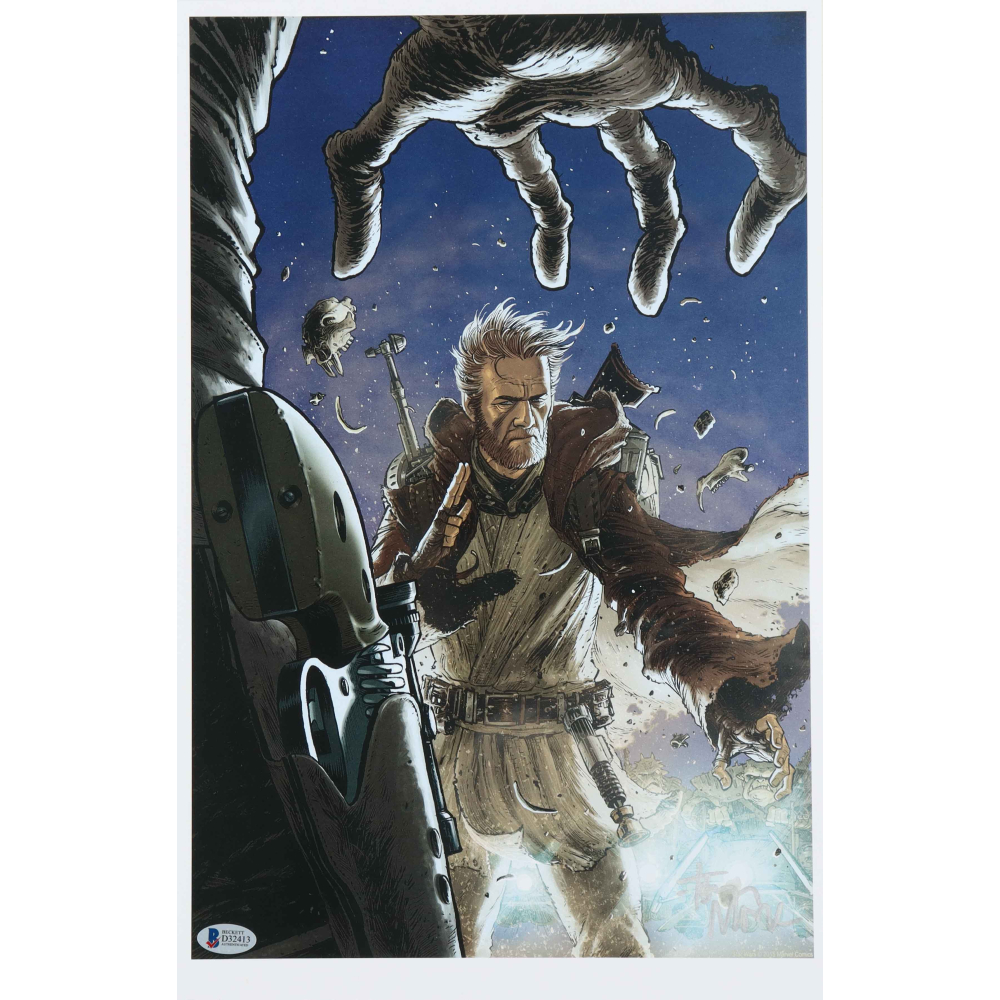 Tony Moore Signed "Star Wars" Obi-Wan Kenobi 11x17 Print (Beckett ...