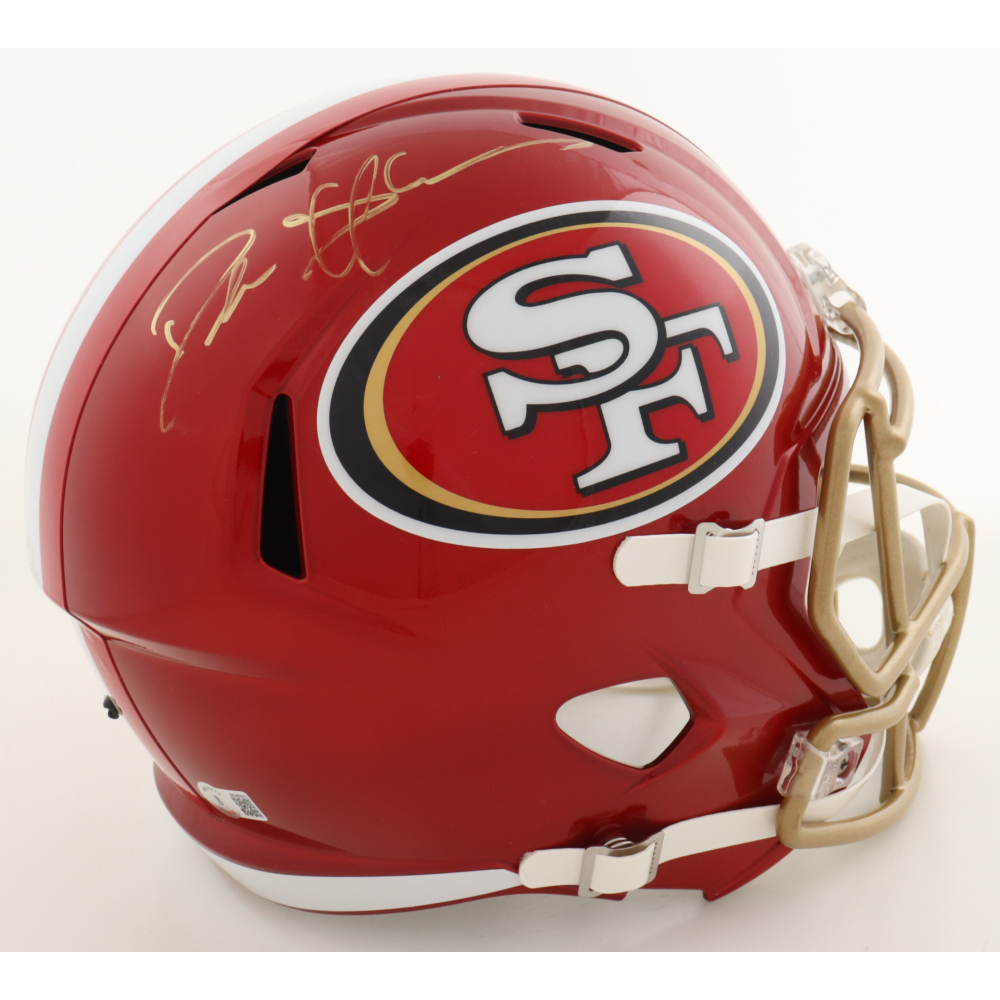 Deion Sanders Signed 49ers Full-Size Flash Alternate Speed Helmet ...