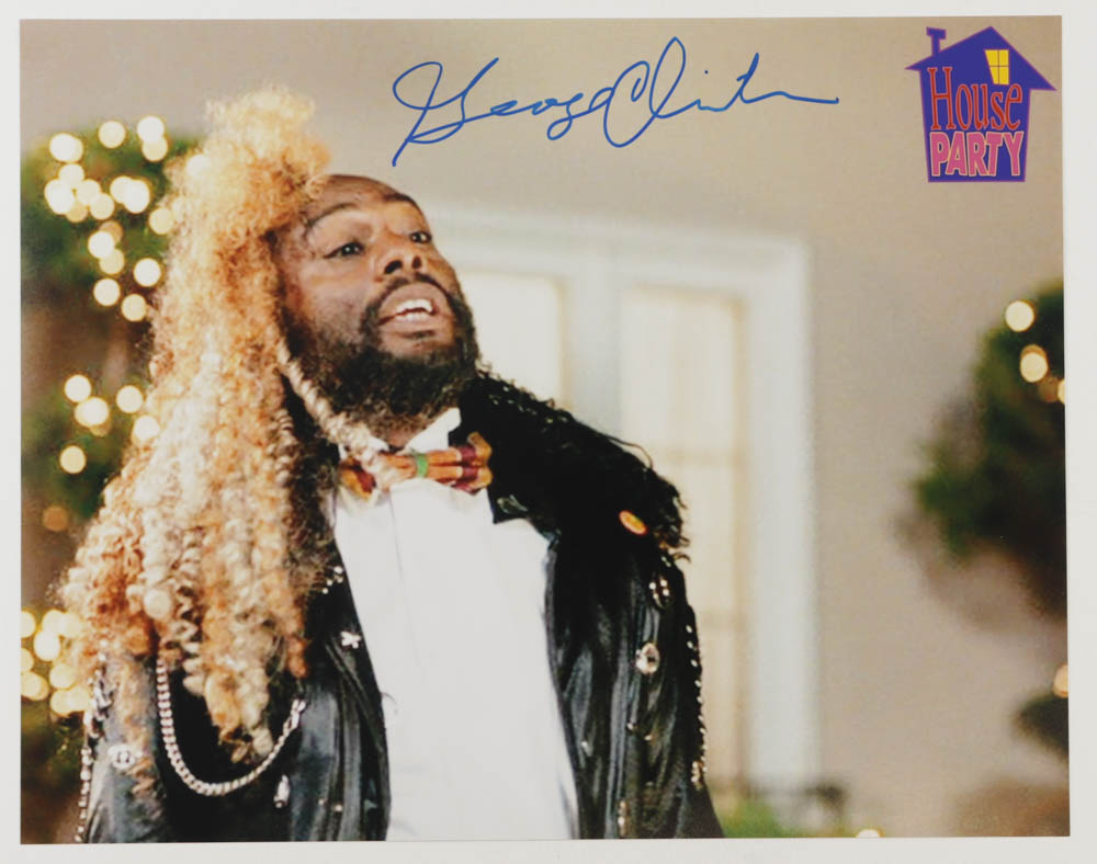 George Clinton Signed 11x14 Photo (ACOA) | Pristine Auction