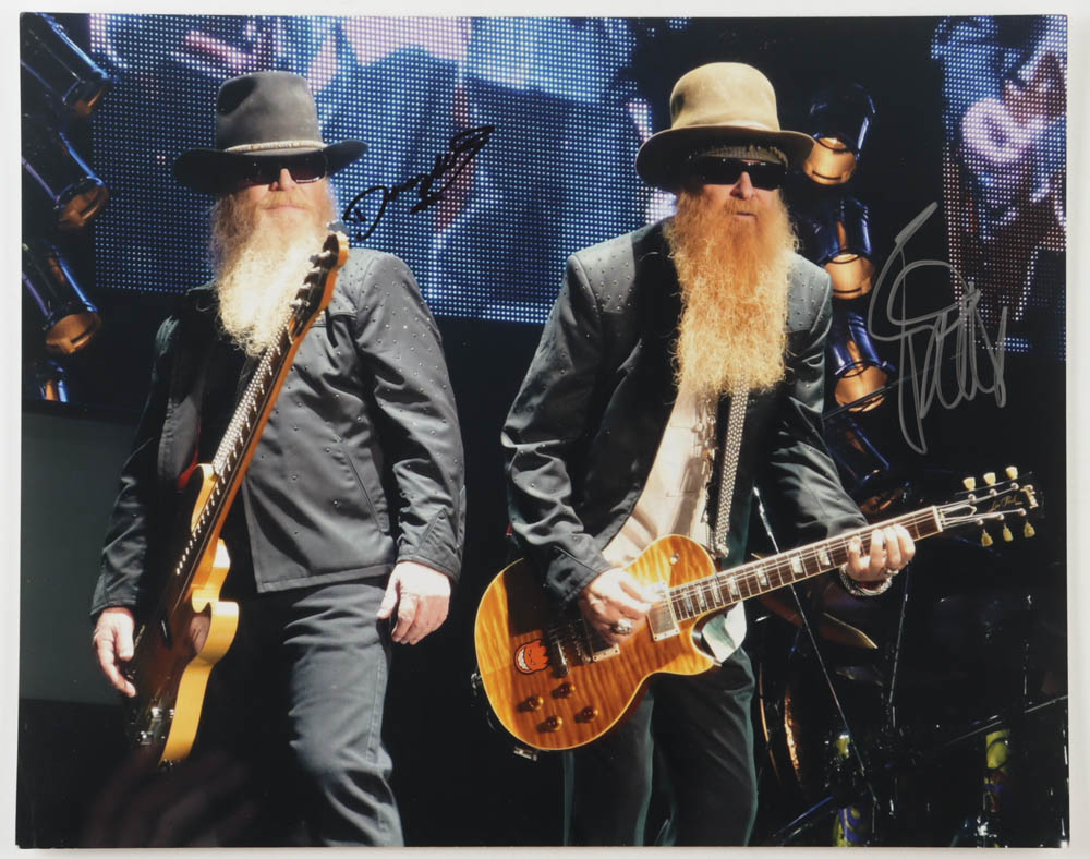 Billy Gibbons & Dusty Hill Signed 11x14 Photo (ACOA) | Pristine Auction