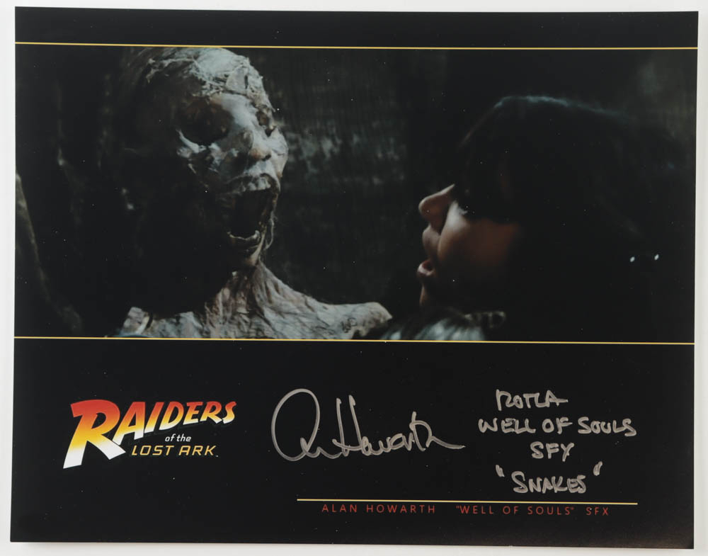 Alan Howarth Signed "Raiders Of The Lost Ark" 11x14 Photo Inscribed ...