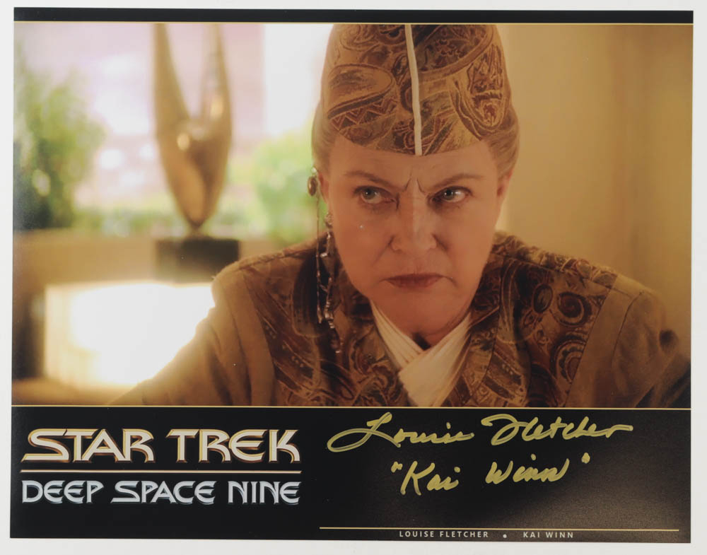 Louise Fletcher Signed "Star Trek: Deep Space Nine" 11x14 Photo ...