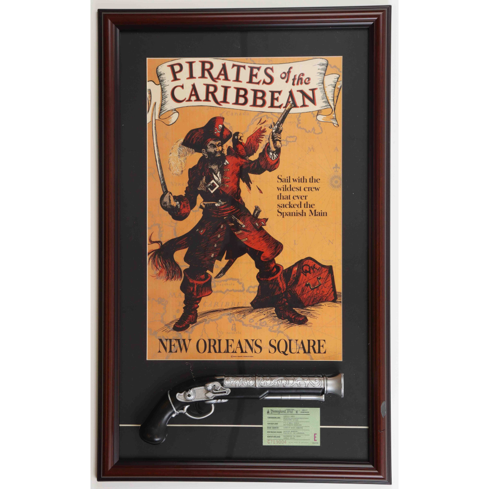 Walt Disney's "Pirates of the Caribbean" Custom Framed Print Display ...