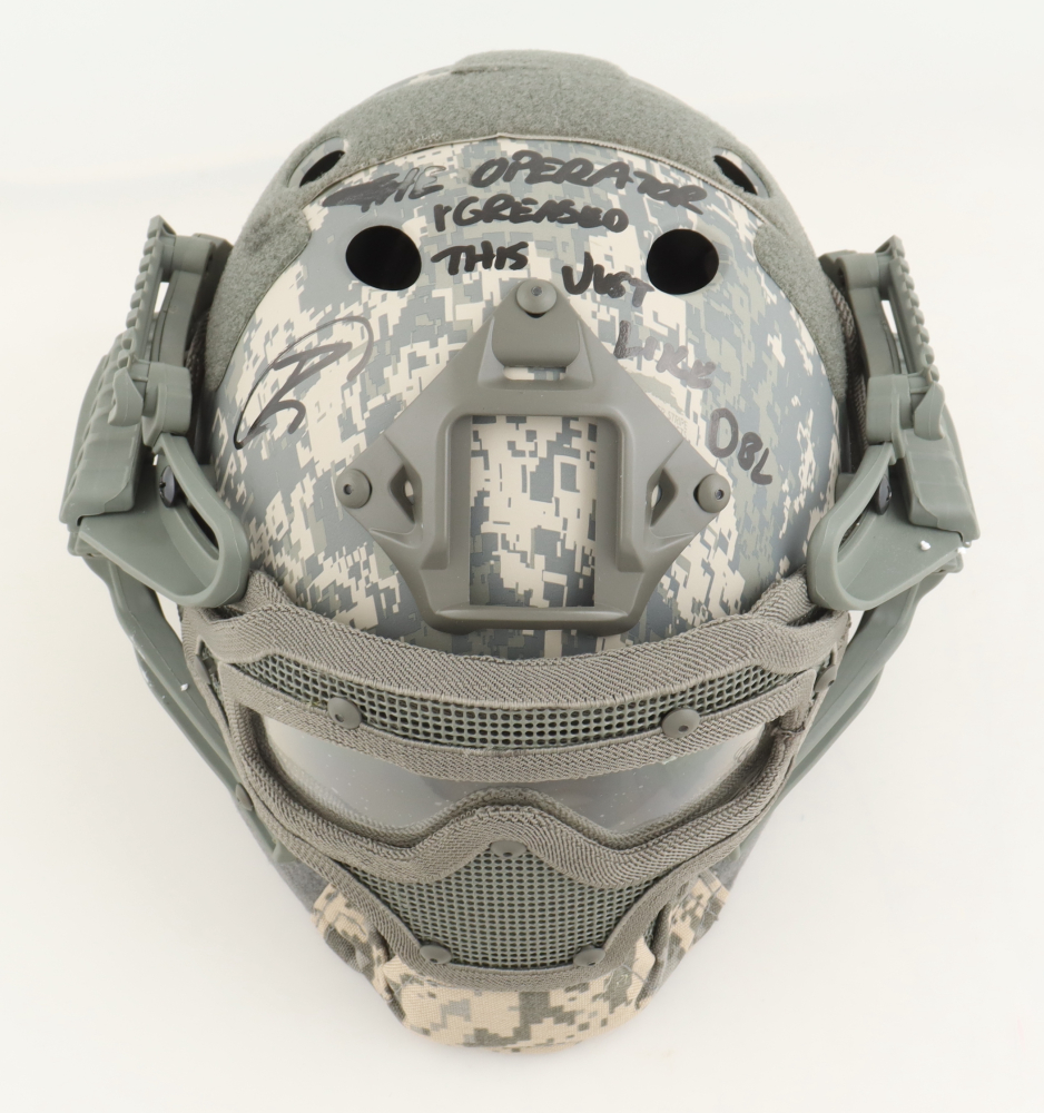 Robert O'Neill Signed LE Navy SEAL Storm Gray Tactical Helmet Inscribed ...