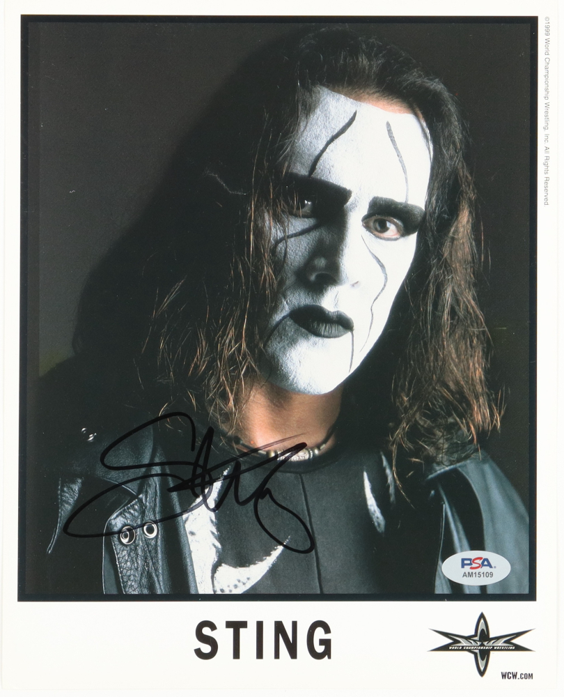 Sting Signed 8x10 Photo (PSA) | Pristine Auction
