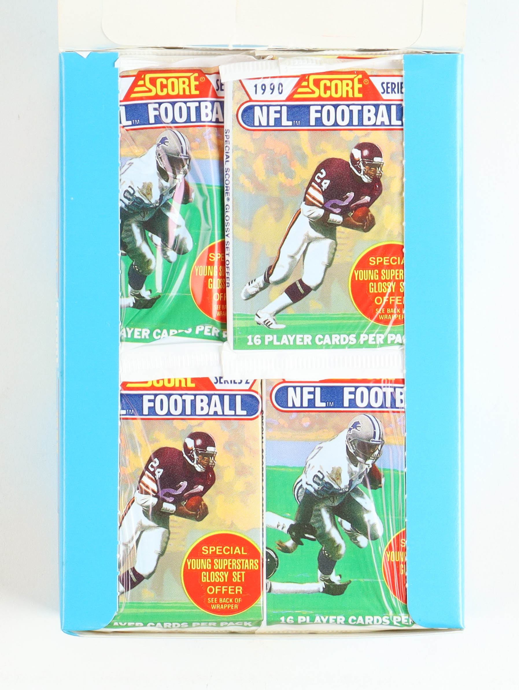 1990 Score Series 2 Football Wax Box with (36) Packs | Pristine Auction