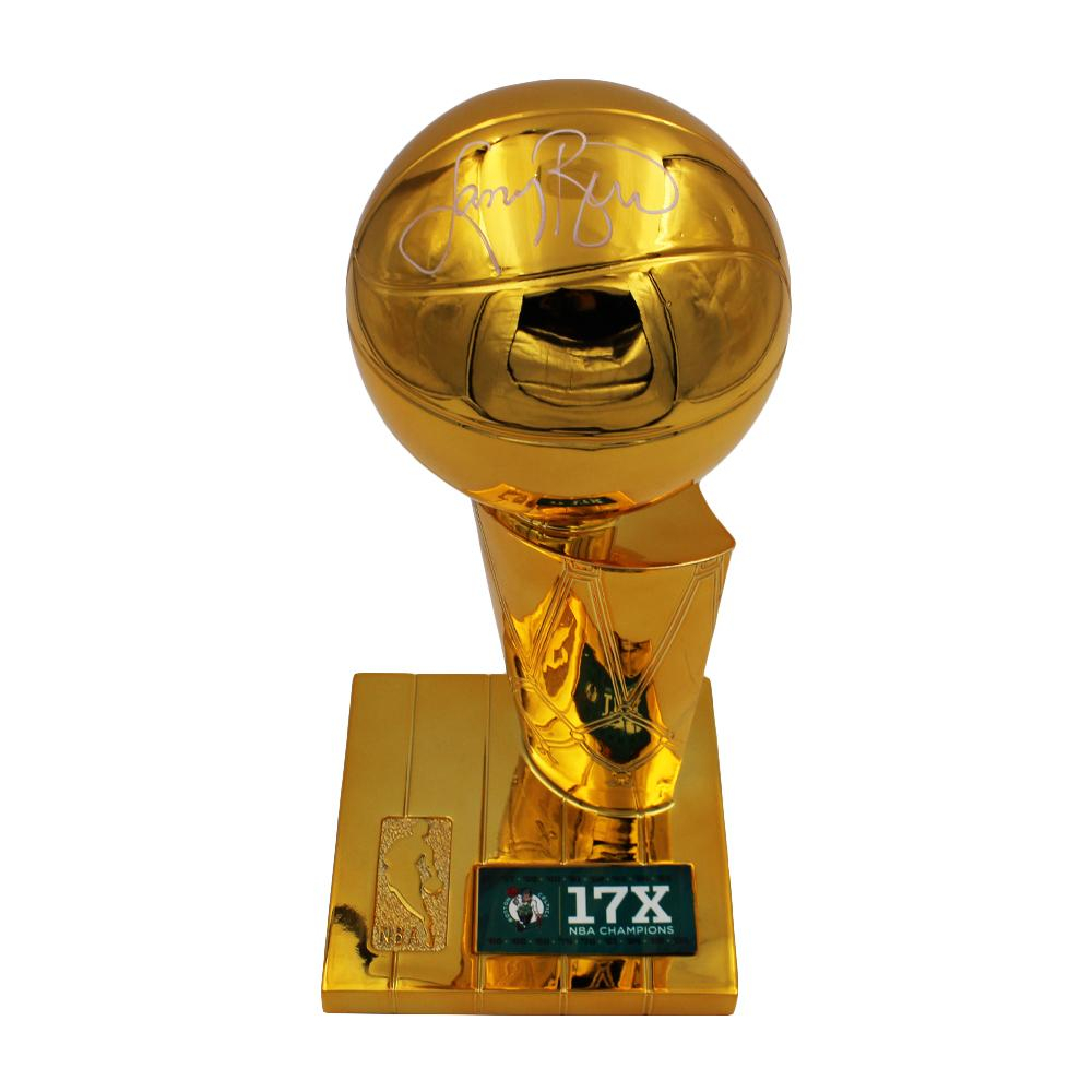 Larry Bird Signed Celtics NBA Champions Replica Trophy (Radtke ...