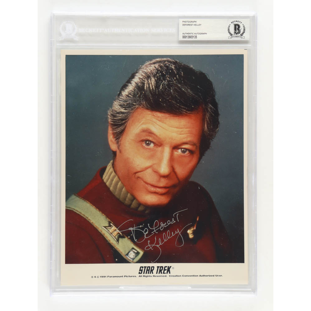 DeForest Kelley Signed "Star Trek" 8x10 Photo (BAS) | Pristine Auction