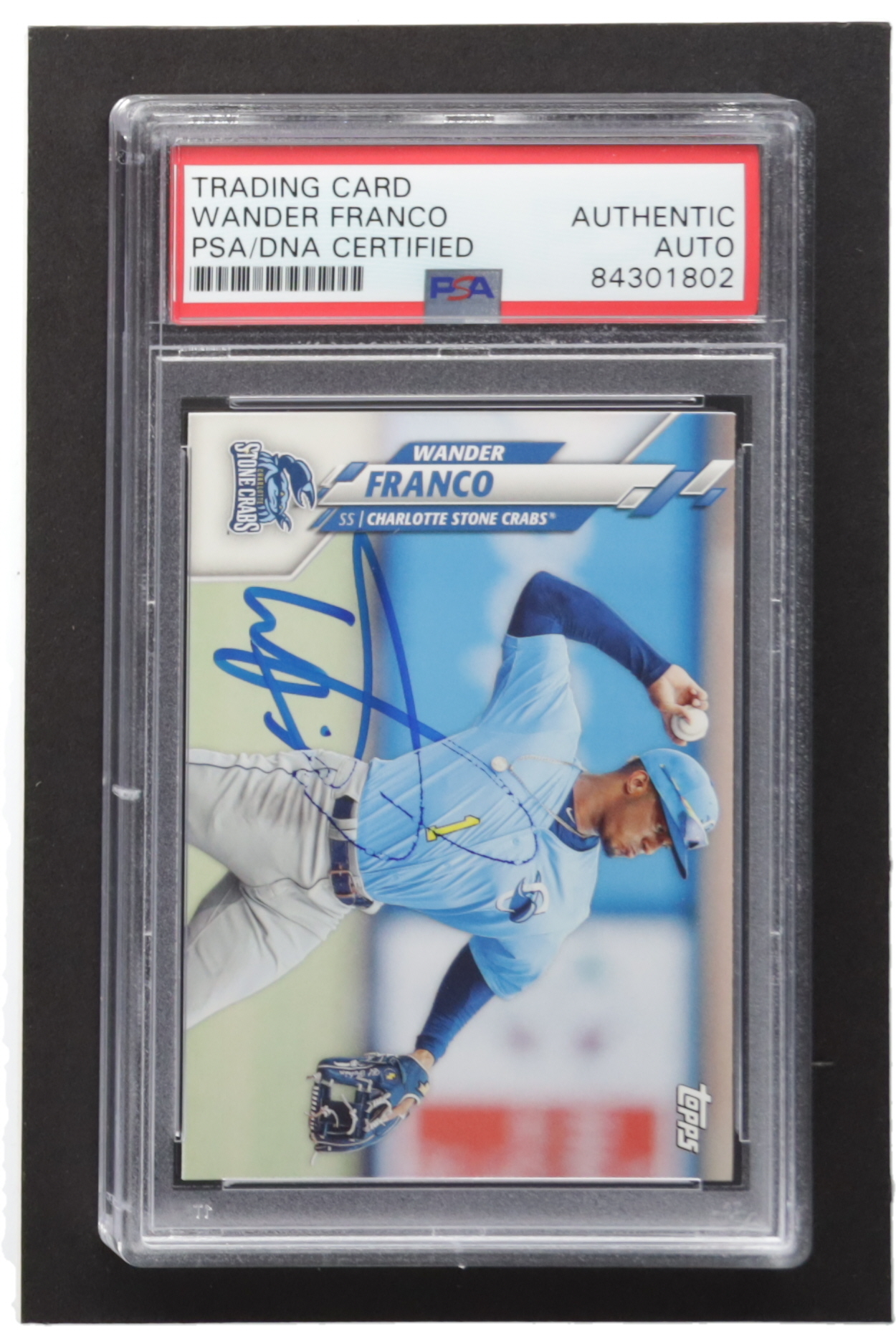 Wander Franco Signed 2020 Topps Pro Debut #PD1 RC (PSA) | Pristine Auction