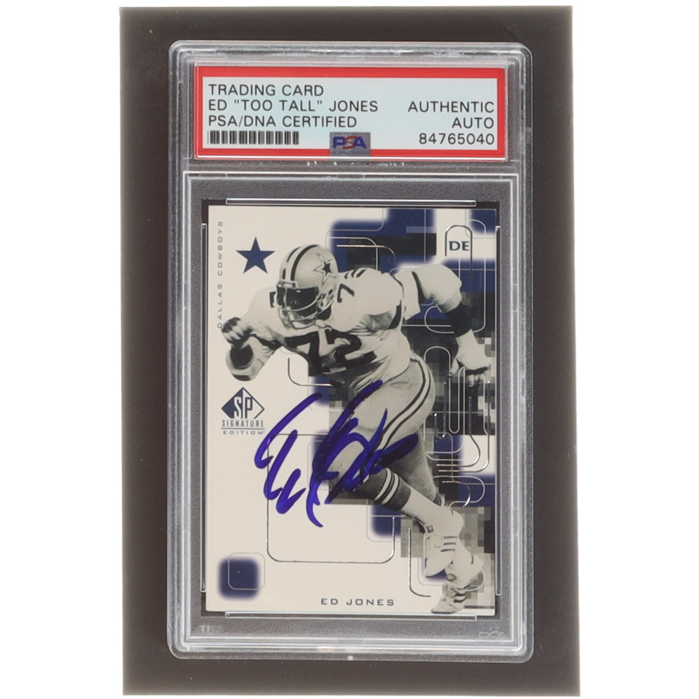 Ed "Too Tall" Jones Signed 1999 SP Signature #143 (PSA) | Pristine Auction