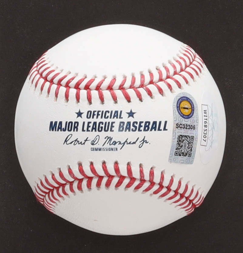 Stephen Curry Signed OML Hall of Fame Logo Baseball (JSA & Curry ...