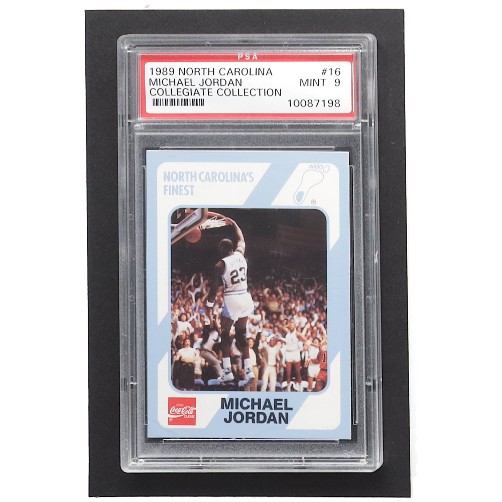 Michael Jordan 1989-90 North Carolina Collegiate Collection #16 (PSA 9 ...