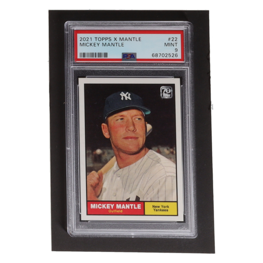 Mickey Mantle 2021 Topps X Mickey Mantle #22 1961 Topps (PSA 9 ...