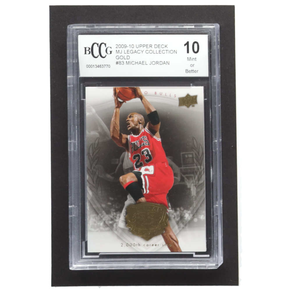 Michael Jordan 2009-10 Upper Deck Michael Jordan Legacy Collection Gold ...