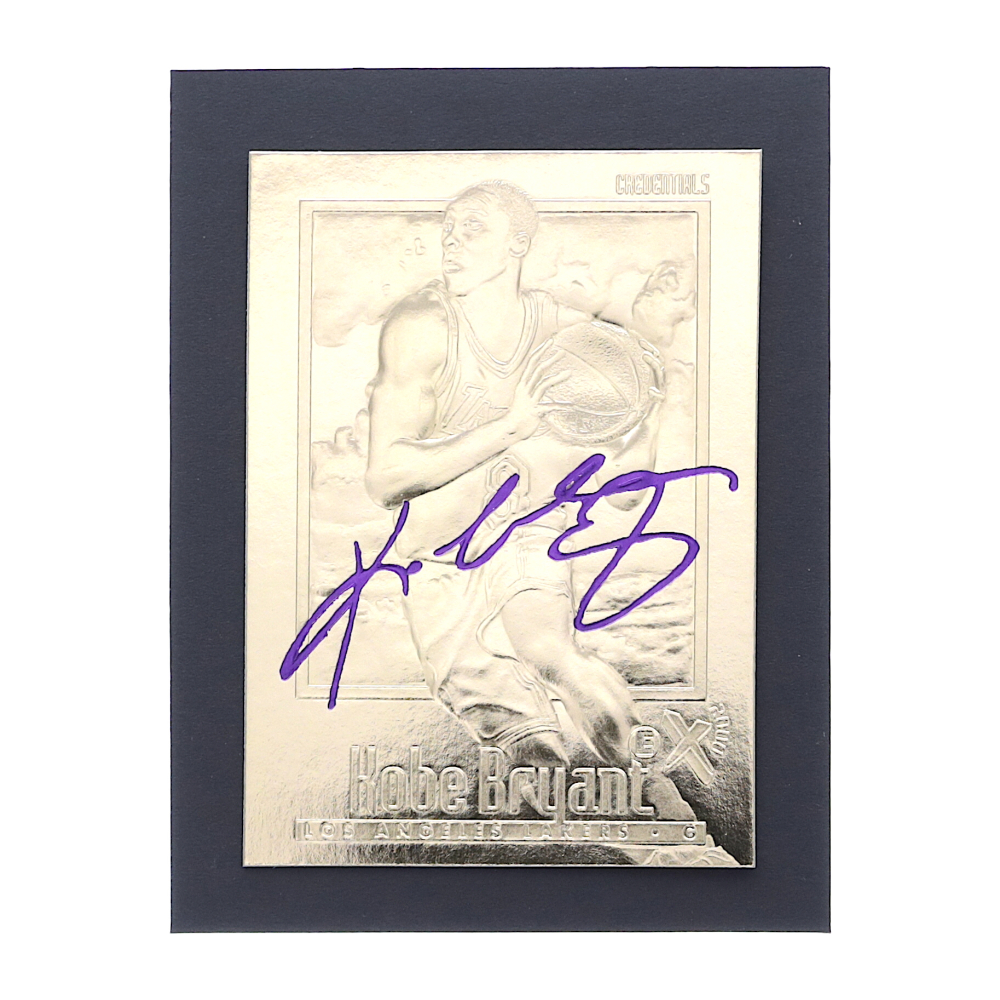 Kobe Bryant 1996-97 Skybox EX 2000 Purple Signature 23KT Gold RC #23408 ...