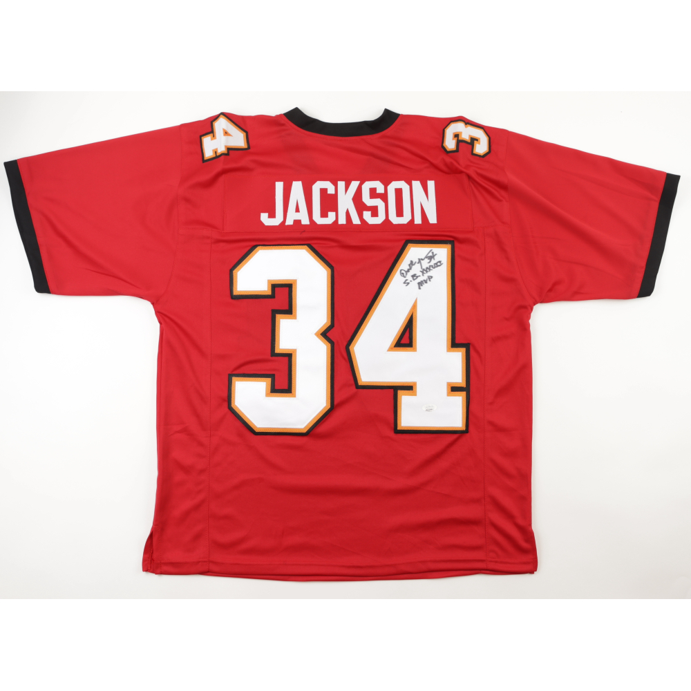 Dexter Jackson Signed Jersey Inscribed "S.B. XXXVII MVP" (JSA ...