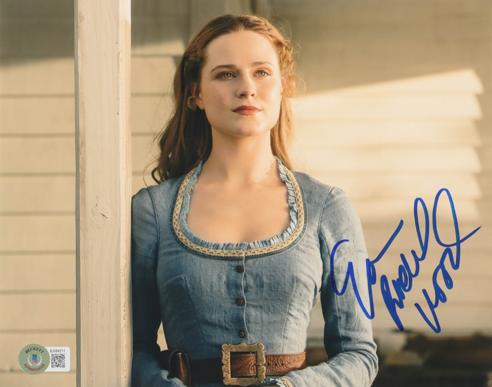 Evan Rachel Wood Signed "Westworld" 8x10 Photo (Beckett) | Pristine Auction