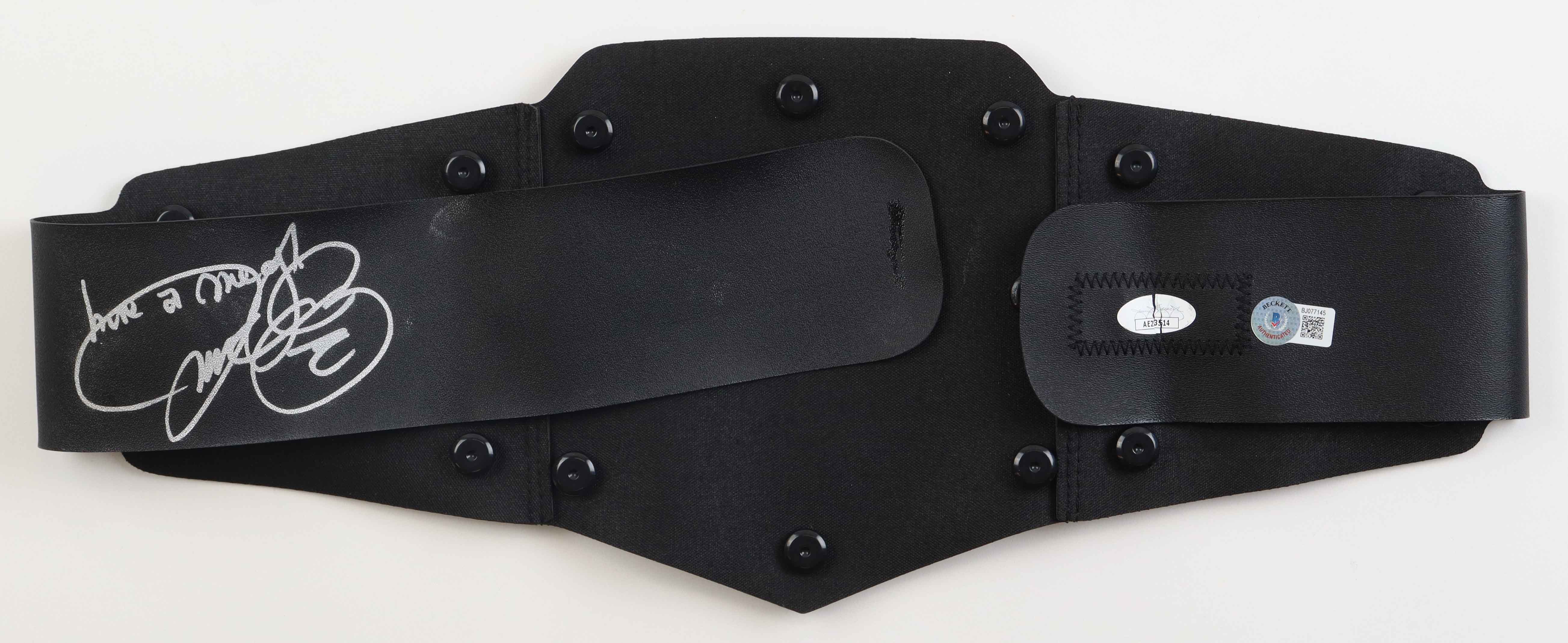 Mick Foley Signed WWE Championship Belt Inscribed "Have A Nice Day ...