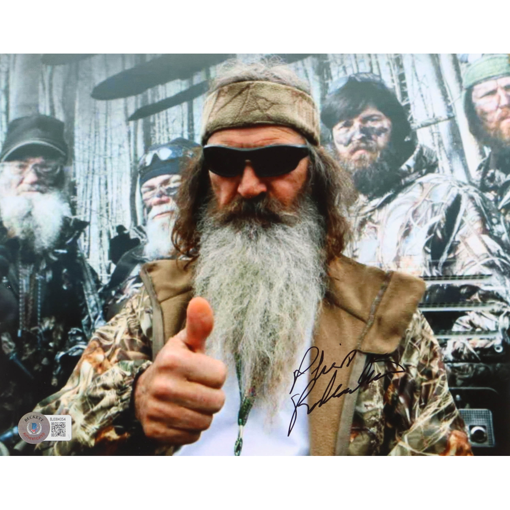 Phil Robertson Signed "Duck Dynasty" 8x10 Photo (Beckett) | Pristine ...