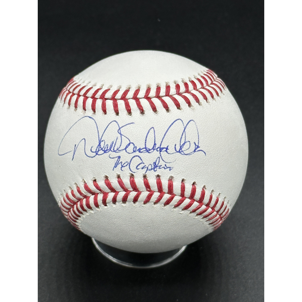 Derek Jeter Signed OML Baseball Inscribed "The Captain" (MLB ...