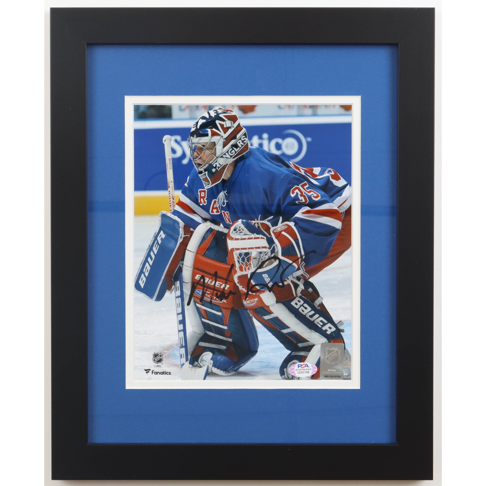 Mike Richter Signed Rangers Custom Framed Photo (PSA) | Pristine Auction