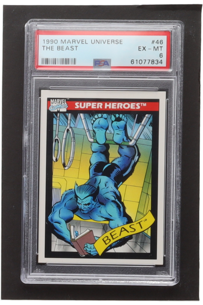 Beast 1990 Impel Marvel Universe I #46 (PSA 6) | Pristine Auction