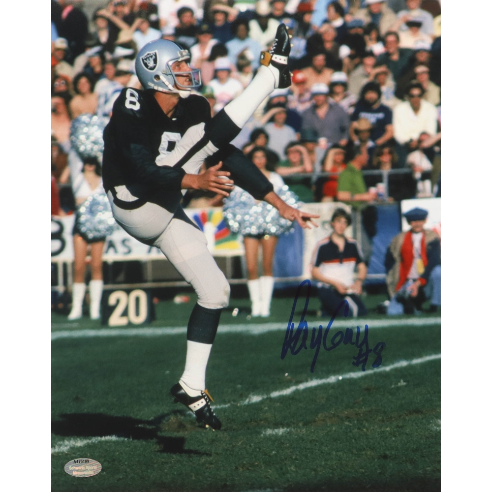 Ray Guy Signed Raiders 8x10 Photo (Schwartz) | Pristine Auction
