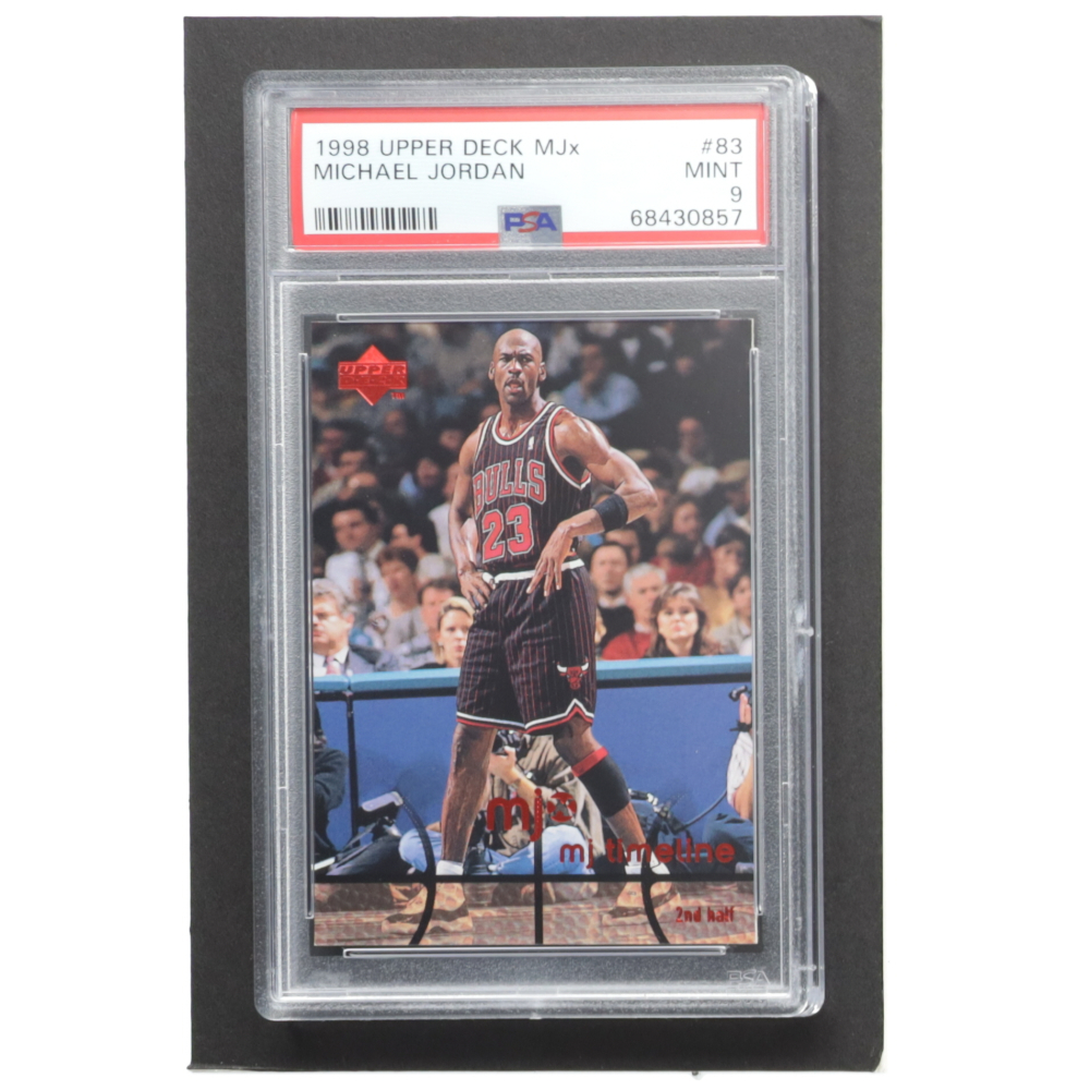 Michael Jordan 1998 Upper Deck MJx #83 Timeline 2nd Half (PSA 9 ...