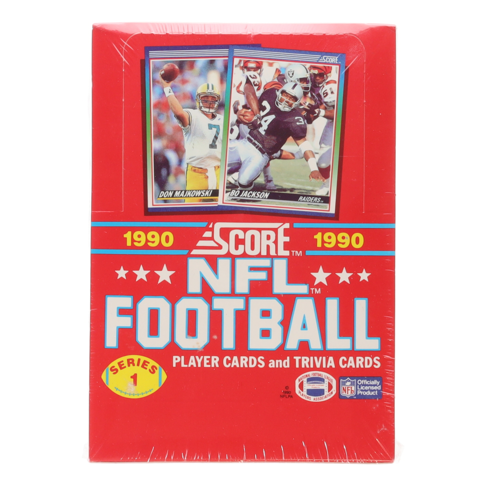 1990 Score Series 1 Football Wax Box of (36) Packs | Pristine Auction