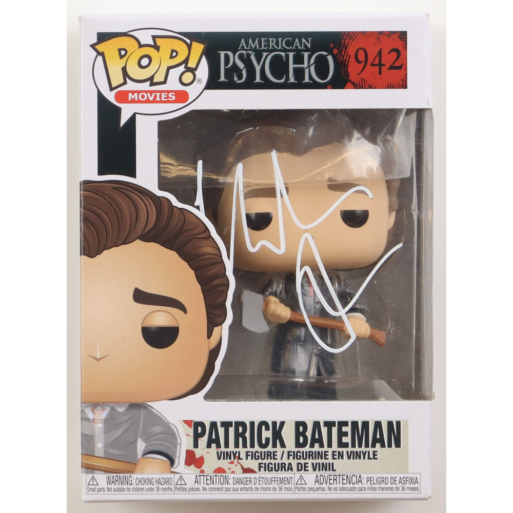 Christian Bale Signed "American Psycho" #942 Patrick Bateman Funko Pop ...