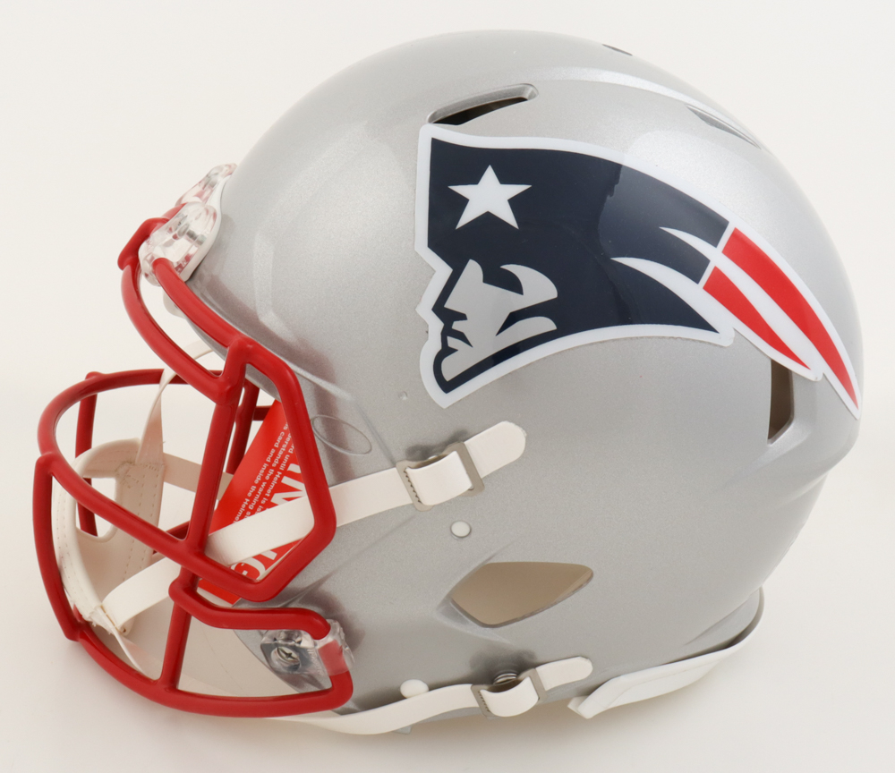 Tom Brady Signed Patriots Authentic Full-Size Speed Helmet (Fanatics ...