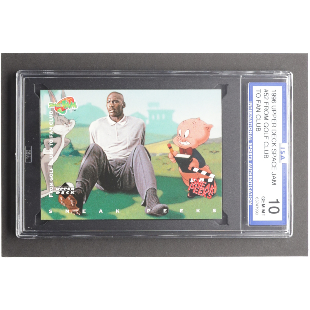 Michael Jordan 1996-97 Upper Deck Space Jam From Golf Clubs to Fan Club ...