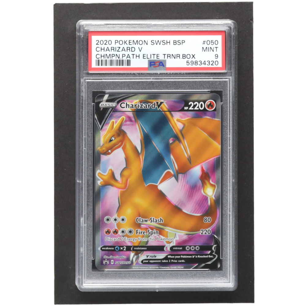 Charizard V 2020 Pokemon Sword and Shield Champion's Path Elite Trainer ...