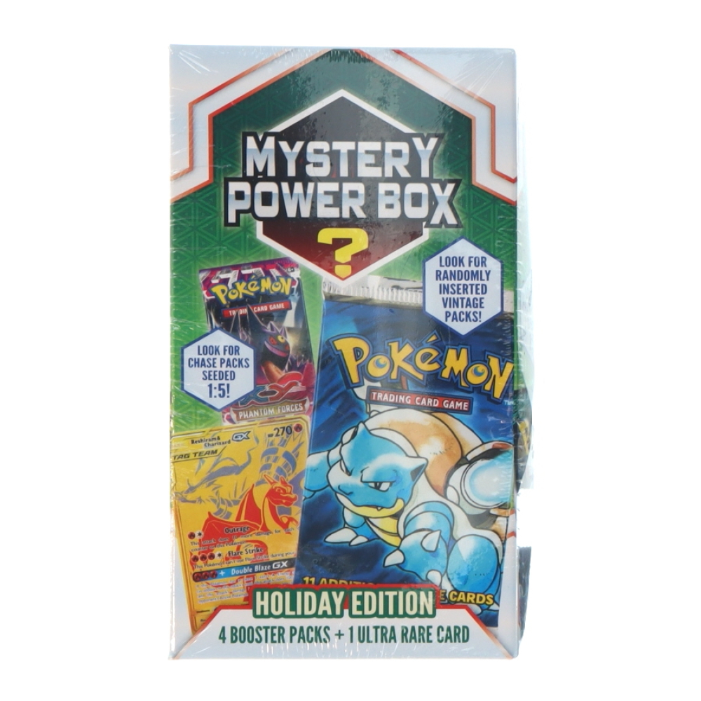 Pokemon Mystery Power Box with (4) Packs | Pristine Auction