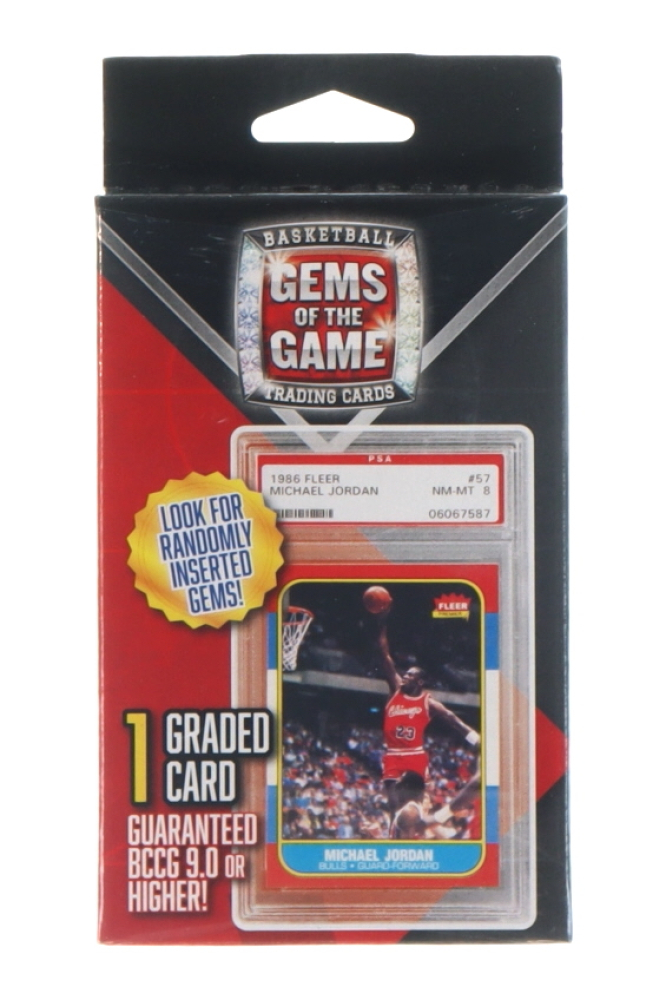 Gems of the Game Basketball Hanger Box with (1) Graded Card | Pristine ...