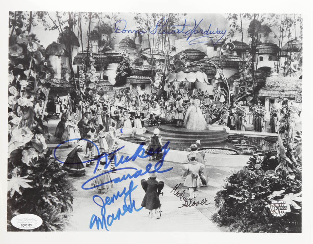 "The Wizard of Oz" 8x10 Photo Signed By (4) with Karl Slover, Mickey ...