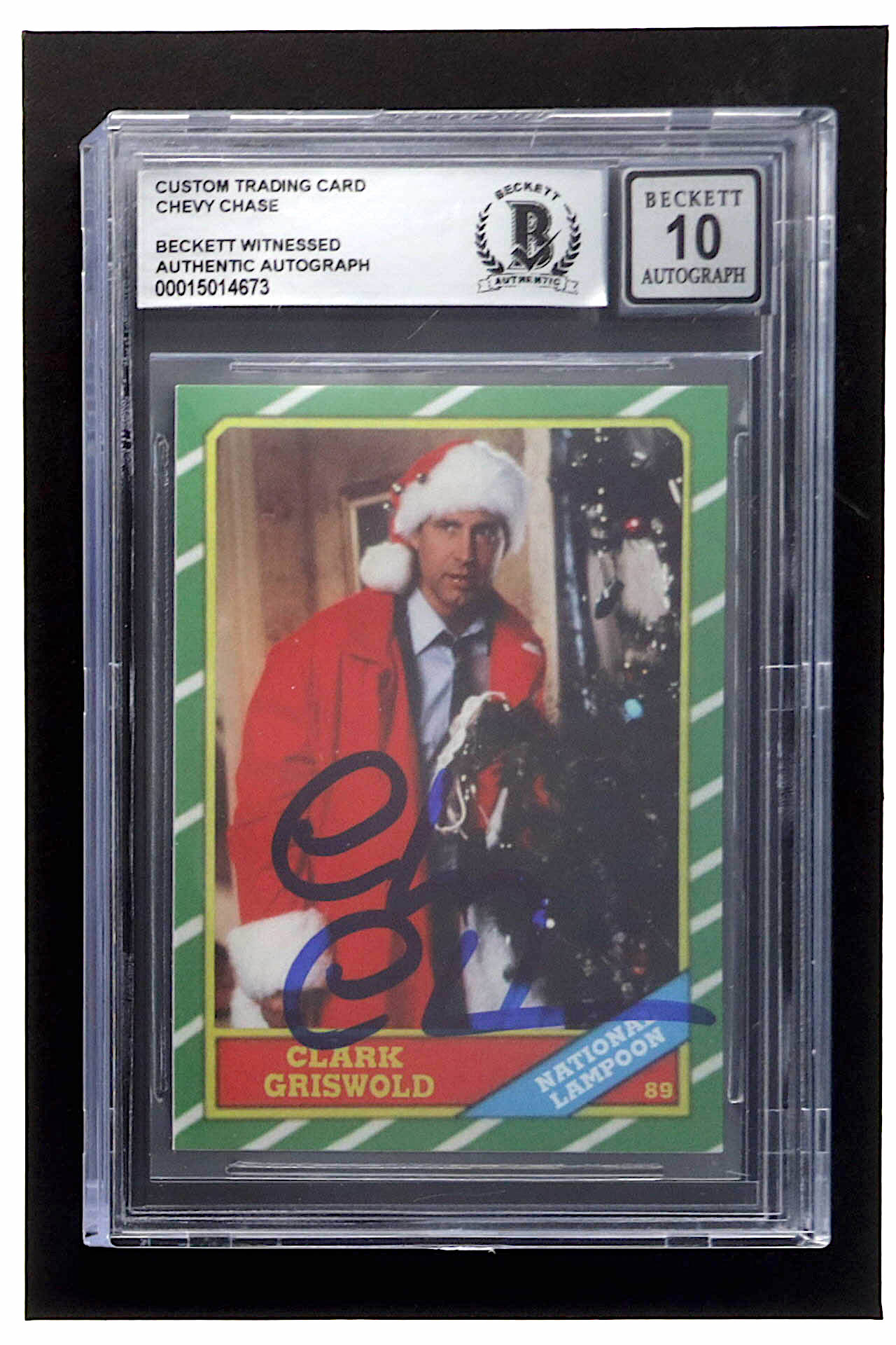 Chevy Chase Signed "National Lampoon's Christmas Vacation" Trading Card ...
